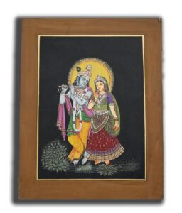 Krishna Childhood with Yashoda & Nanda Handmade Miniature Religious ...