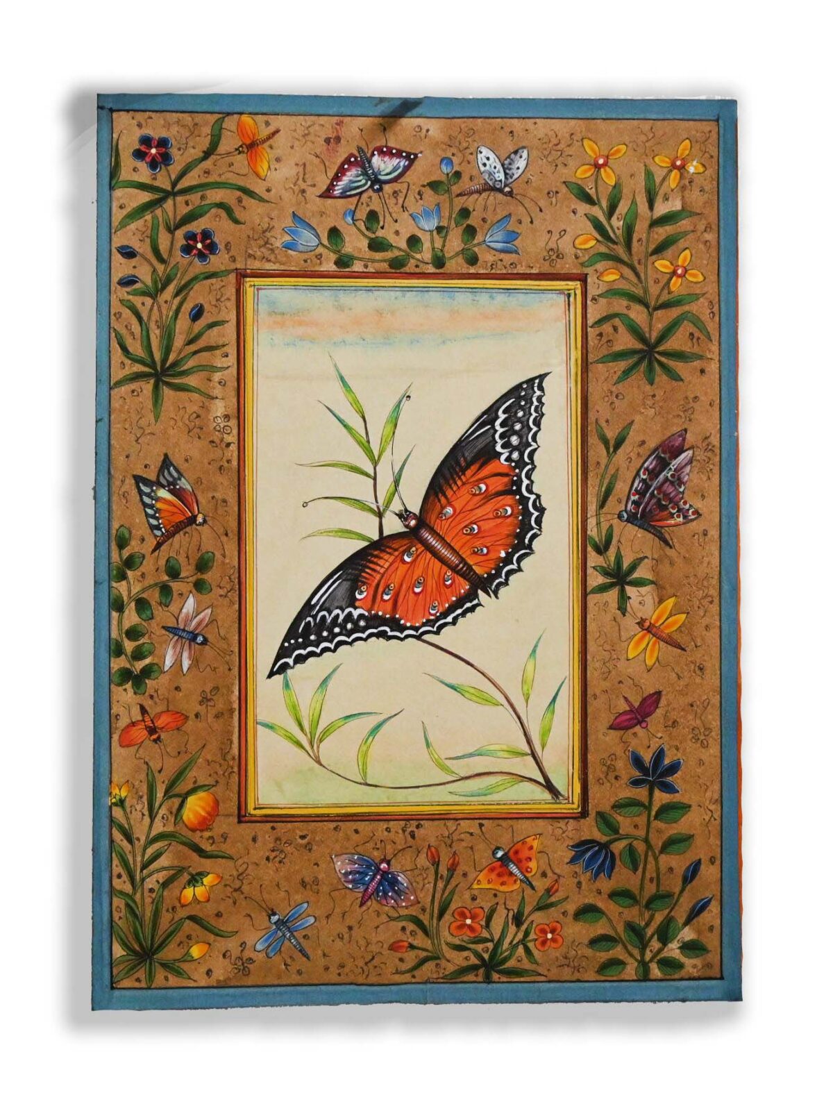Victoria Crowned Pigeon - Bird Handmade Miniature Painting - Jeypore ...